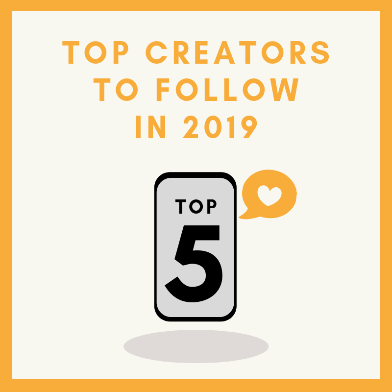 The Top 5 Creators To Follow In 2019 – Lachlan Kirkwood – Digital ...